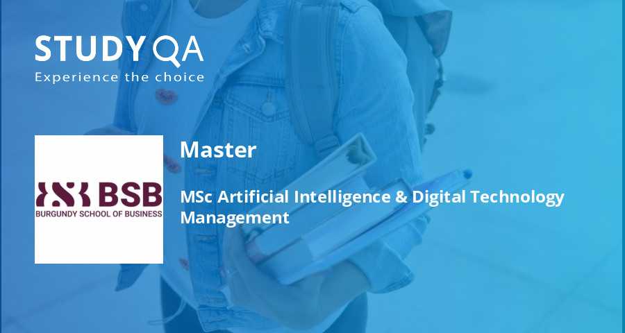 StudyQA — Master: MSc Artificial Intelligence & Digital Technology ...