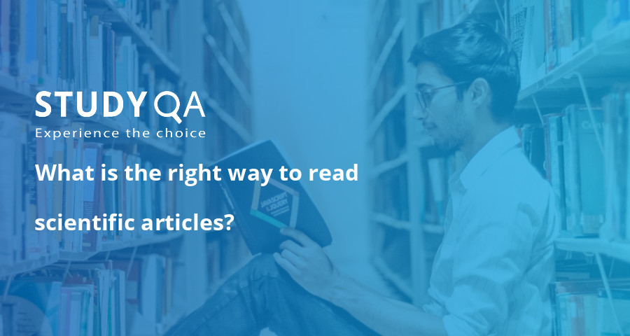 StudyQA — What is the right way to read scientific articles?