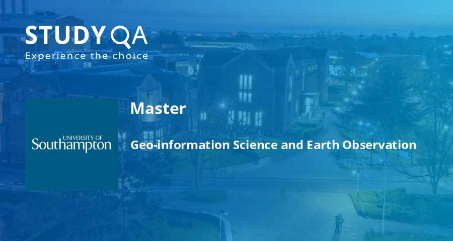 StudyQA — Master: Geo-information Science and Earth Observation ...