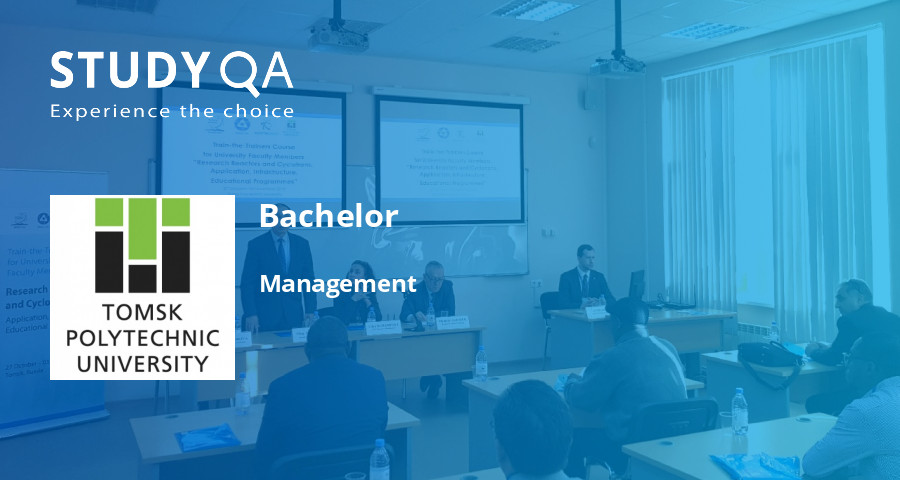StudyQA — Bachelor: Management — Tomsk Polytechnic University
