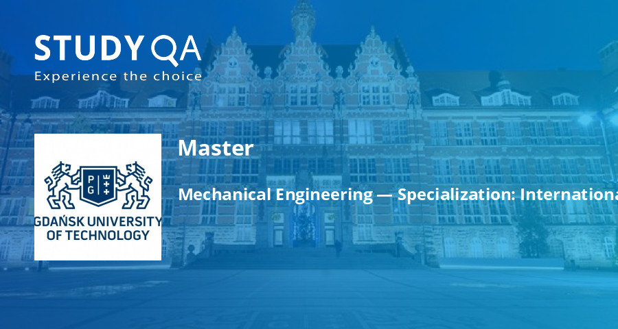 StudyQA — Master: Mechanical Engineering — Specialization ...