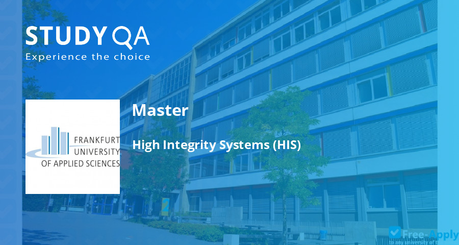 StudyQA — Master: High Integrity Systems (HIS) — Frankfurt University ...