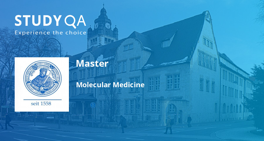 StudyQA — Master: Molecular Medicine — University of Jena