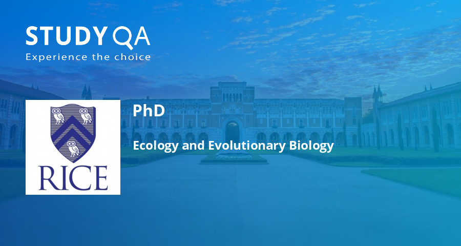 StudyQA — PhD: Ecology and Evolutionary Biology — Rice University