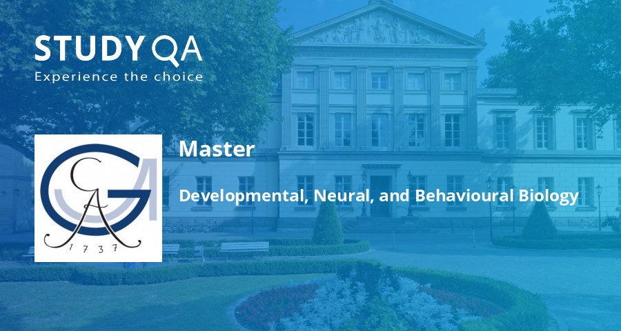 StudyQA — Master: Developmental, Neural, and Behavioural Biology ...
