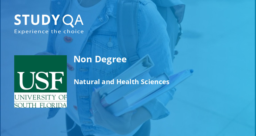 StudyQA — Non Degree: Natural and Health Sciences — University of South ...