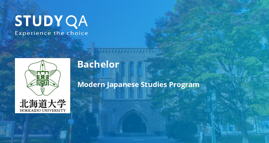 StudyQA — Bachelor: Modern Japanese Studies Program — Hokkaido University