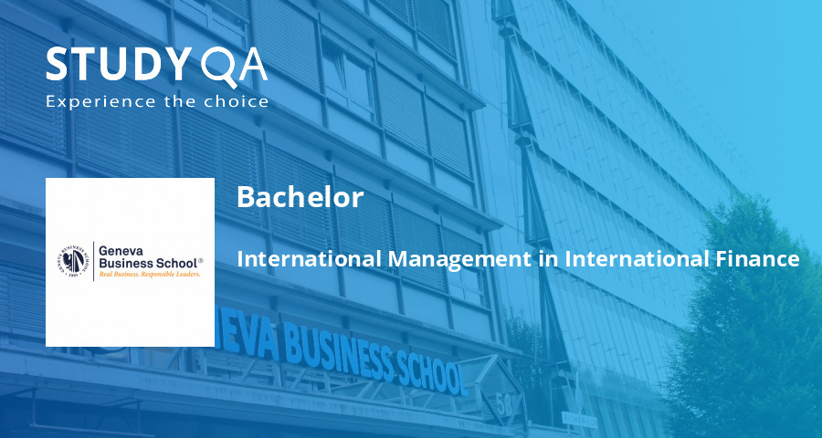 StudyQA — Bachelor: International Management in International Finance ...