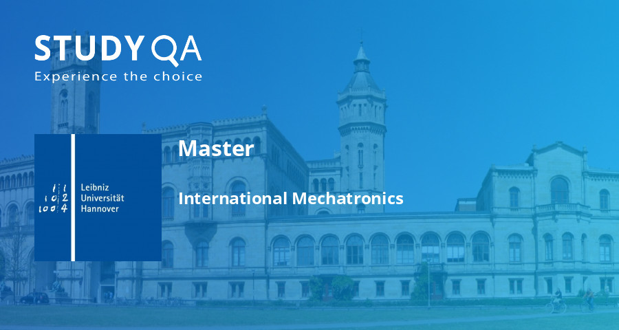 StudyQA — Master: International Mechatronics — Leibniz University Hannover