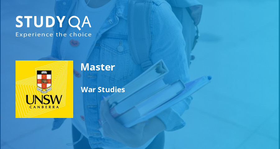 StudyQA — Master: War Studies — UNSW Canberra at the Australian Defence ...