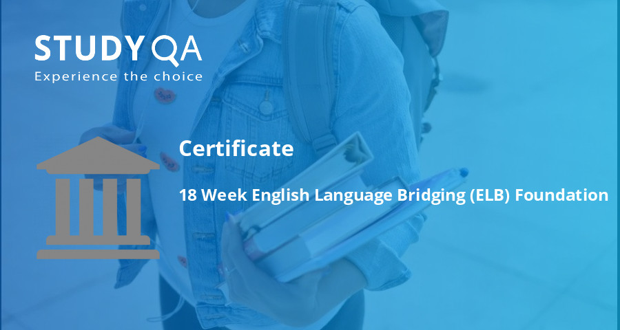 StudyQA — Certificate: 18 Week English Language Bridging (ELB ...