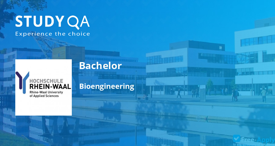 StudyQA — Bachelor: Bioengineering — Rhine-Waal University of Applied Sciences