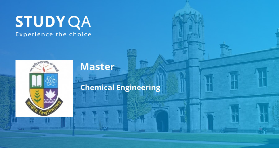 StudyQA — Master: Chemical Engineering — National University StudyQA — Master: Chemical Engineering — National University