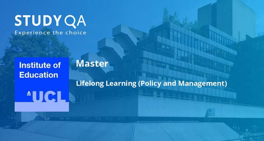 StudyQA — Master: Lifelong Learning (Policy and Management) — UCL ...