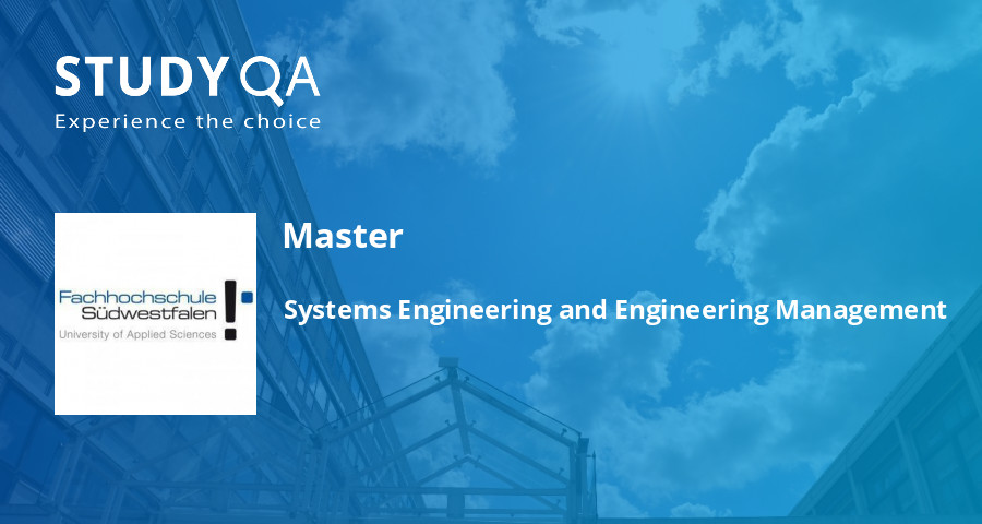 StudyQA — Master: Systems Engineering and Engineering Management ...