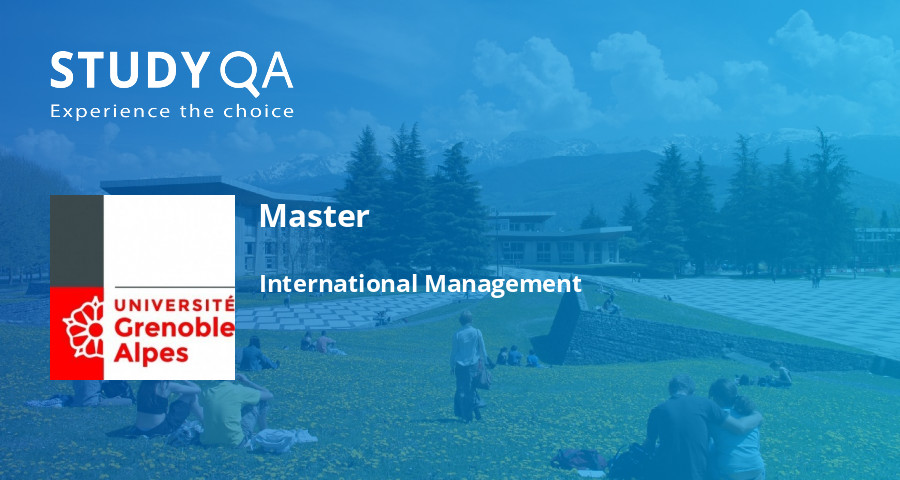 StudyQA — Master: International Management — Grenoble Alpes University
