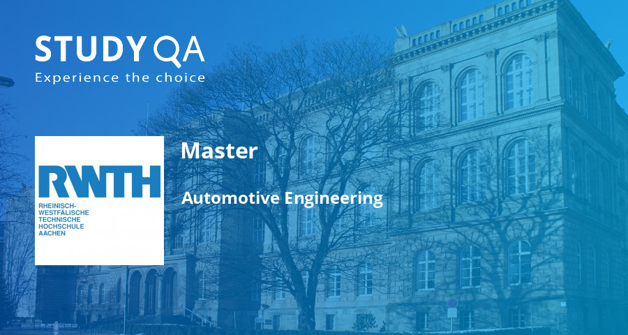 StudyQA — Master: Automotive Engineering — RWTH Aachen University