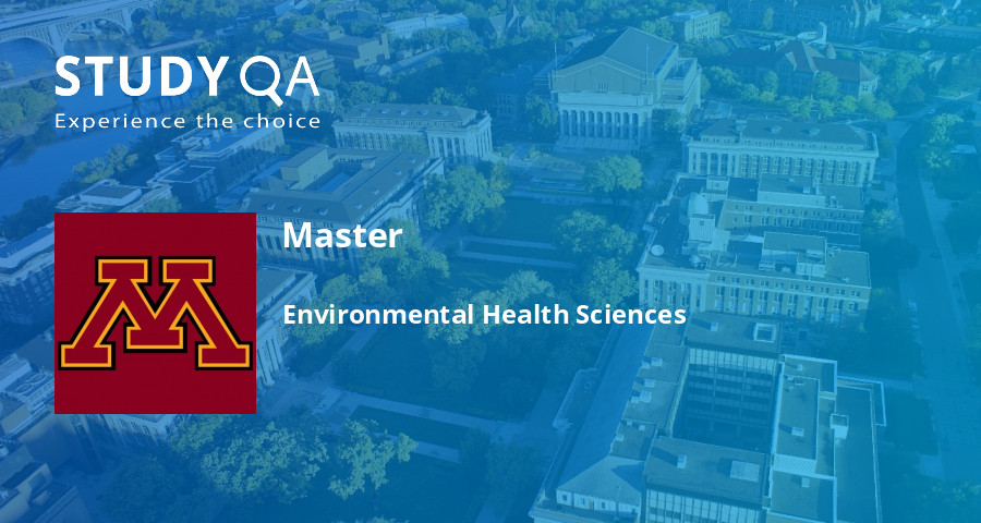 StudyQA — Master: Environmental Health Sciences — University of ...