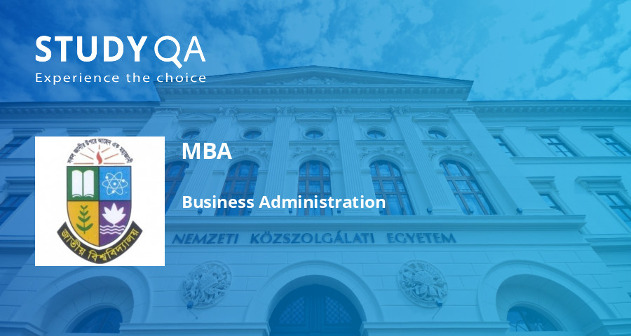 StudyQA — MBA: Business Administration — National University