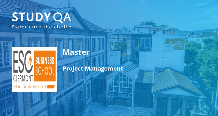 StudyQA — Master: Project Management — ESC Clermont Business School