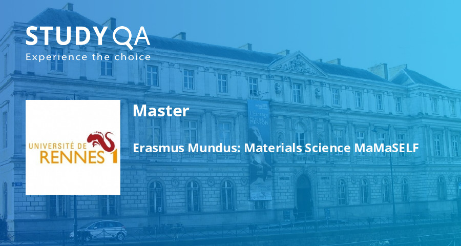 StudyQA — Master: Erasmus Mundus: Materials Science MaMaSELF ...