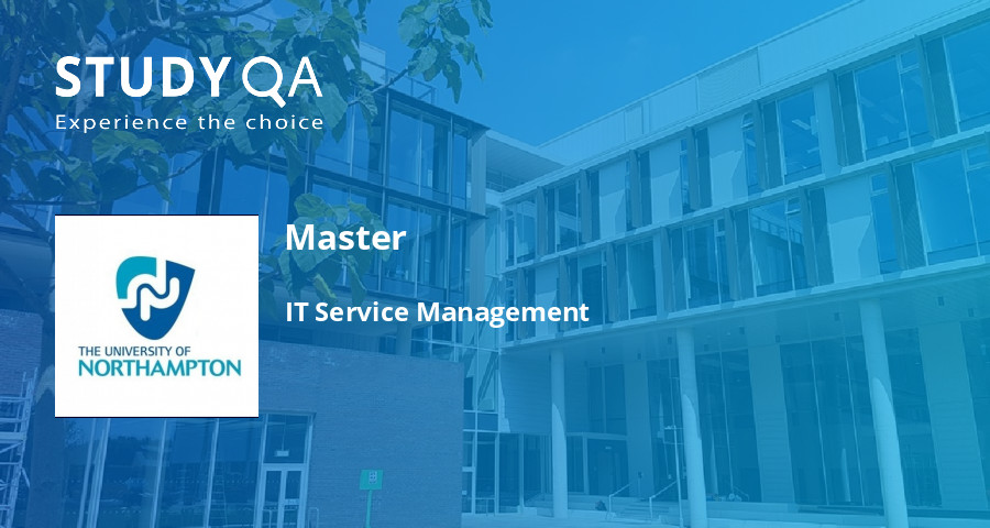 StudyQA — Master: IT Service Management — University of Northampton