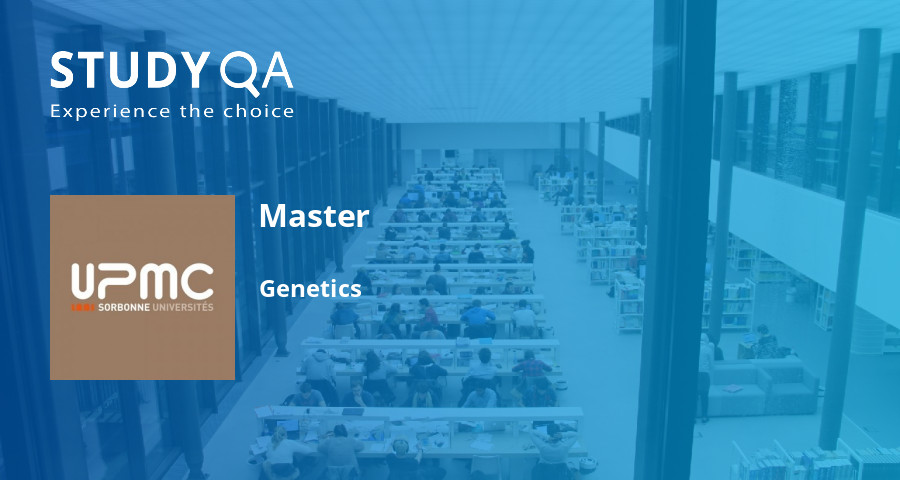 StudyQA — Master: Genetics — Sorbonne University