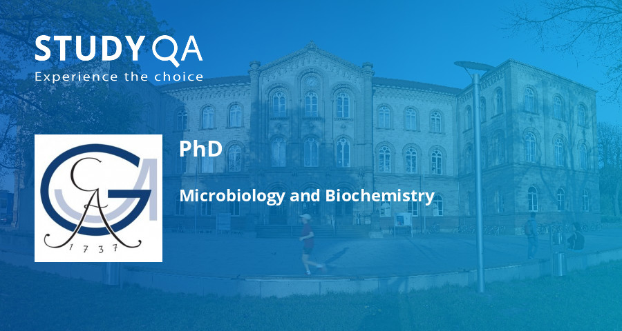 StudyQA — PhD: Microbiology and Biochemistry — University of Göttingen