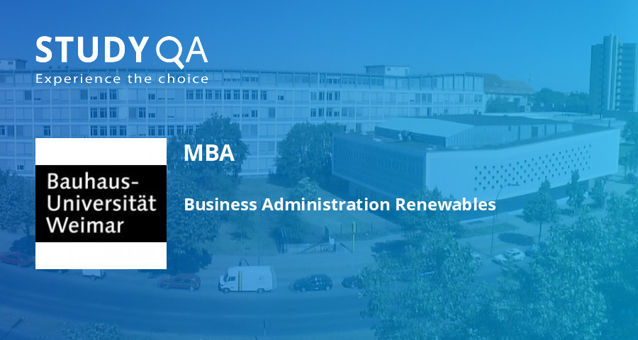 StudyQA — MBA: Business Administration Renewables — Beuth University of ...