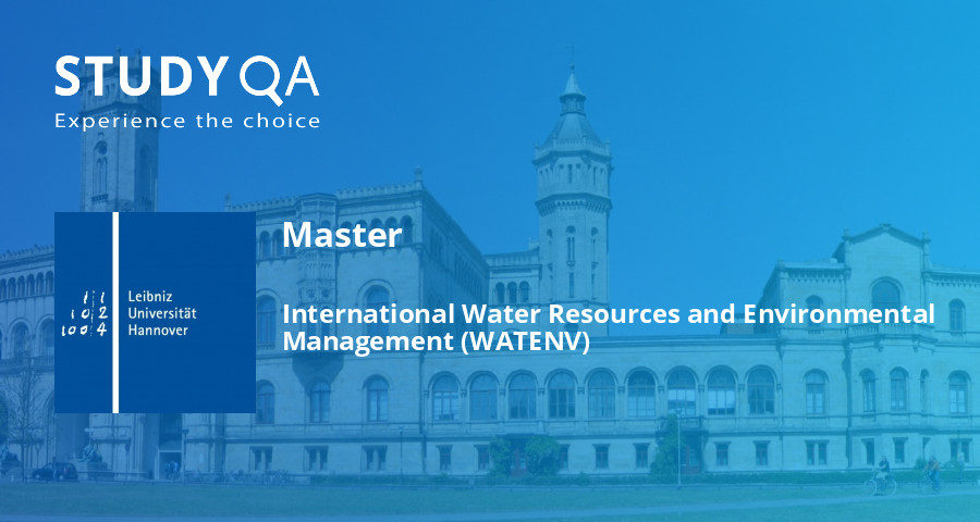 StudyQA — Master: International Water Resources and Environmental ...