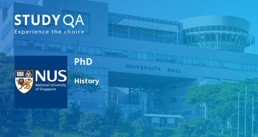 StudyQA — PhD: History — National University of Singapore