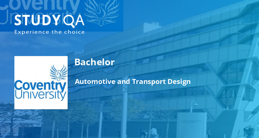 StudyQA — Bachelor: Automotive and Transport Design — Coventry University