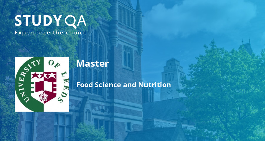 StudyQA — Master: Food Science and Nutrition — University of Leeds