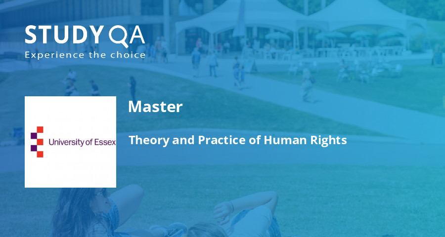 StudyQA — Master: Theory and Practice of Human Rights — University of Essex