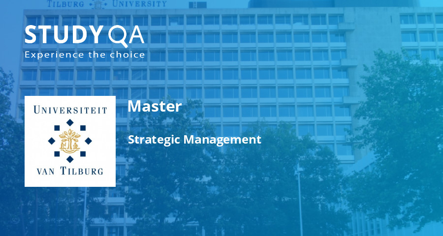 StudyQA — Master: Strategic Management — Tilburg University