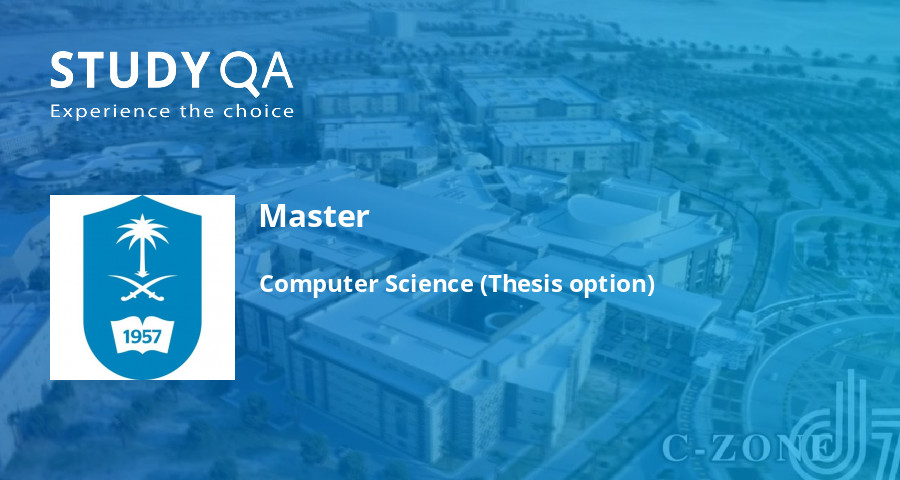 StudyQA — Master: Computer Science (Thesis option) — King Saud University