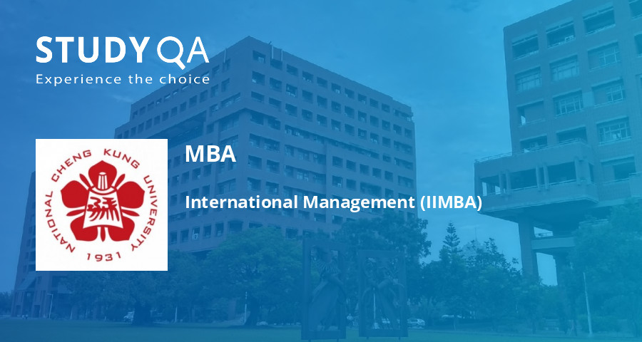StudyQA — MBA: International Management (IIMBA) — National Cheng Kung ...