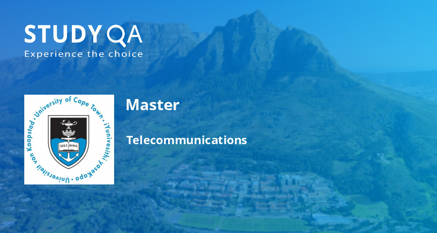 StudyQA — Master: Telecommunications — University of Cape Town