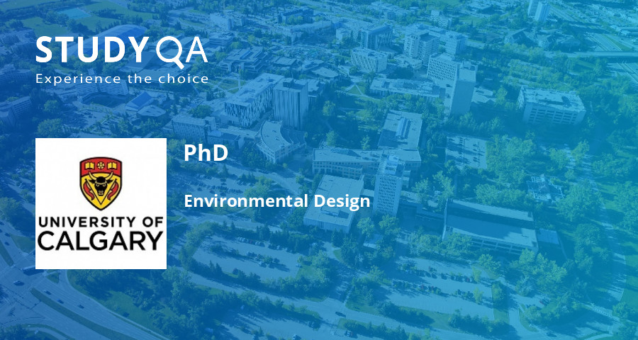 StudyQA — PhD: Environmental Design — University of Calgary