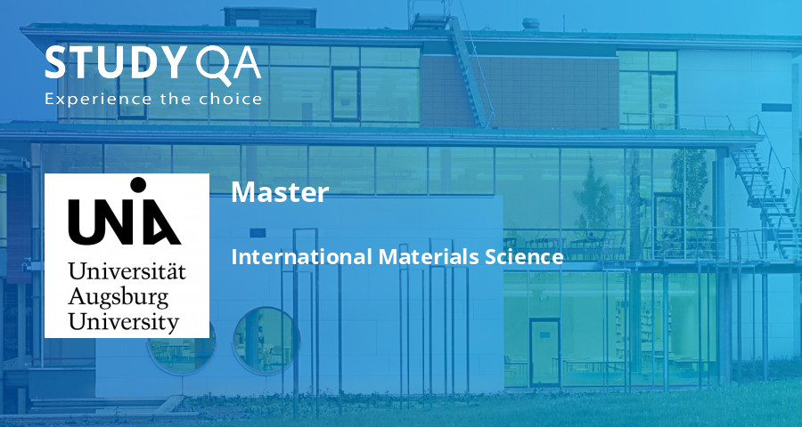 StudyQA — Master: International Materials Science — University of Augsburg