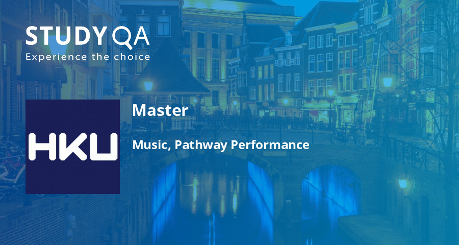 StudyQA — Master: Music, Pathway Performance — Utrecht School of the Arts
