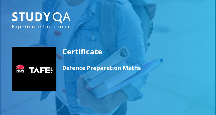 StudyQA — Certificate: Defence Preparation Maths — TAFE NSW