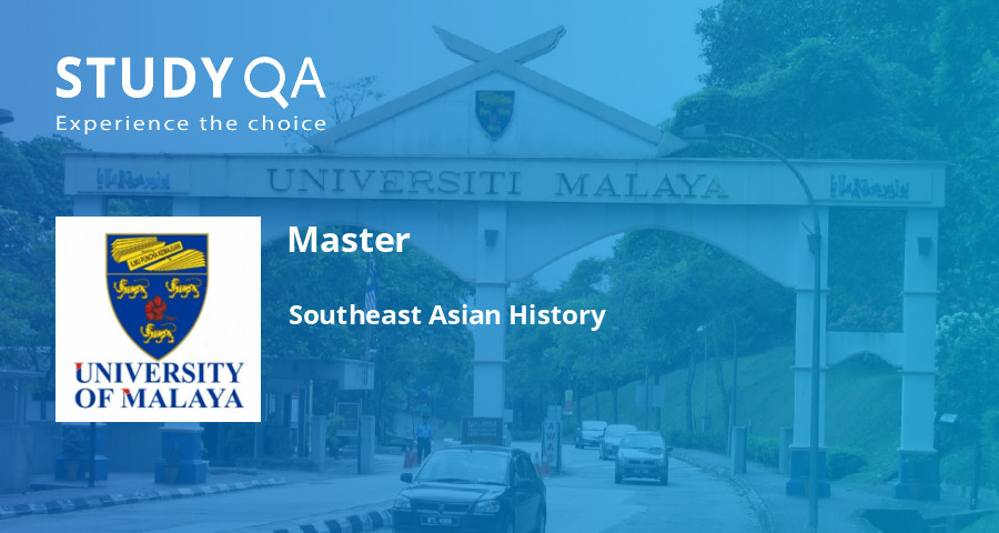 StudyQA — Master: Southeast Asian History — University of Malaya