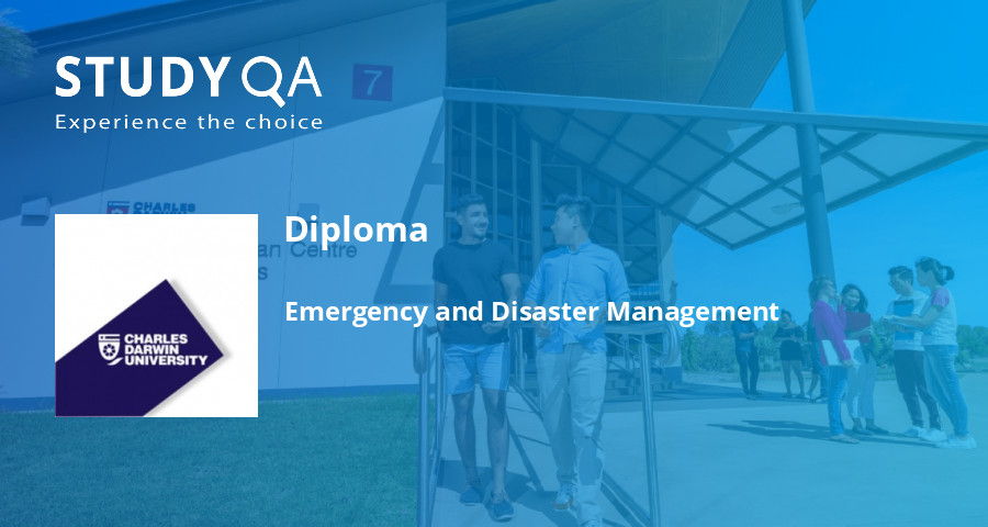 StudyQA — Diploma: Emergency and Disaster Management — Charles Darwin ...