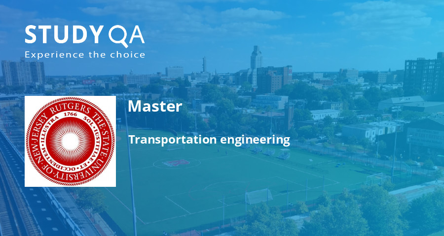 StudyQA — Master: Transportation engineering — Rutgers University