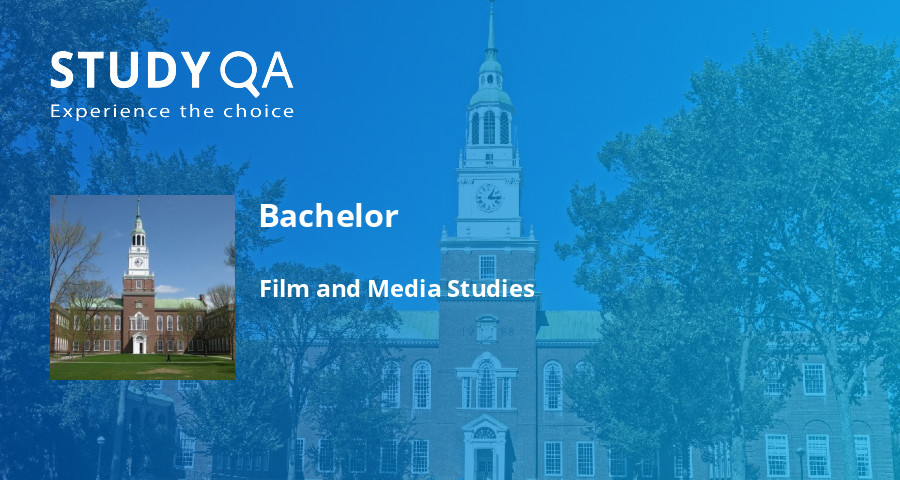 StudyQA — Bachelor: Film and Media Studies — Dartmouth College