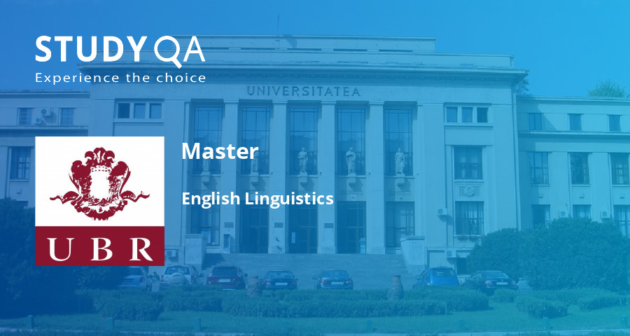 StudyQA — Bachelor: English Linguistics — University of Bucharest