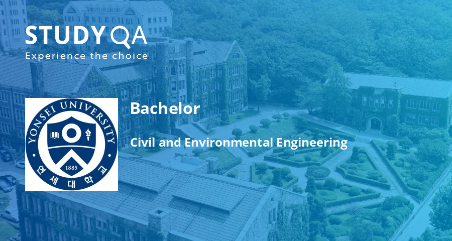 StudyQA — Bachelor: Civil and Environmental Engineering — Yonsei University