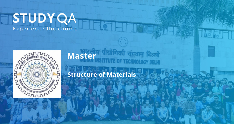 StudyQA — Master: Structure of Materials — Indian Institute of Technology