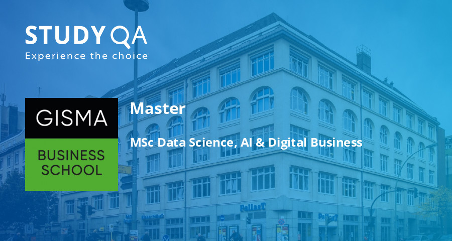 StudyQA — Master: MSc Data Science, AI & Digital Business — GISMA Business School
